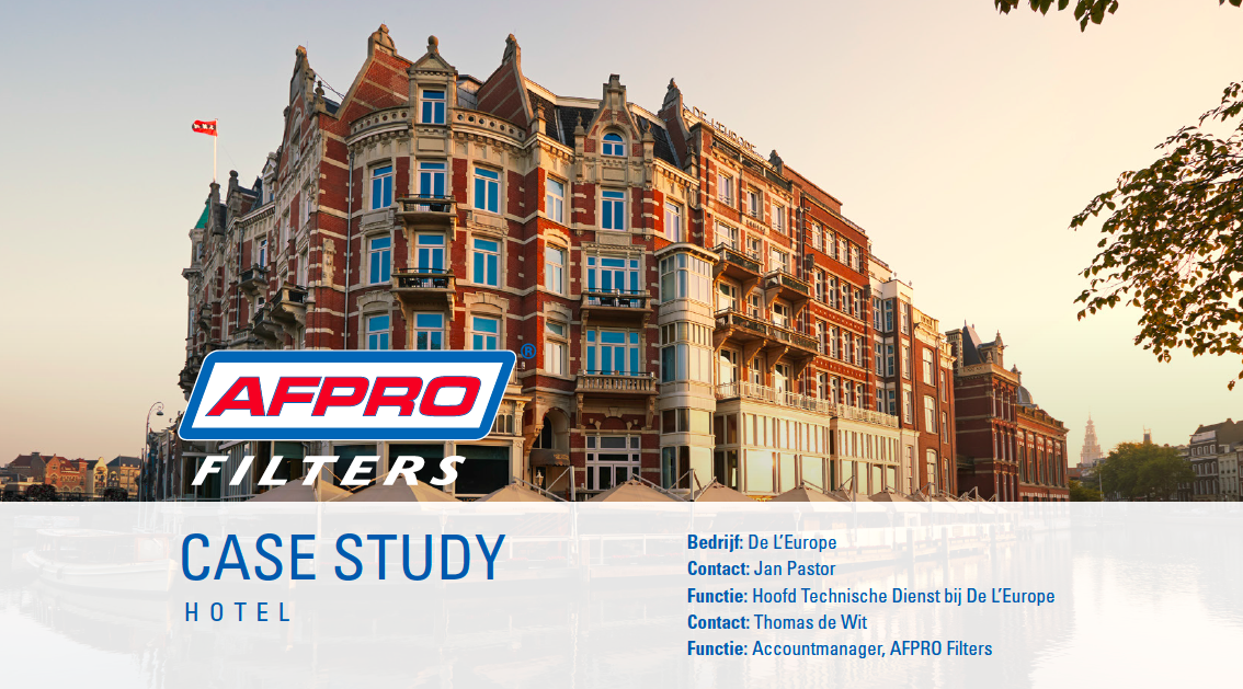 Luchtfilter voor Hotel De L'Europe - AFPRO